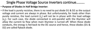 Chapter-1 PE-II, Voltage Source Inverters and Current Source Inverters | PPTX