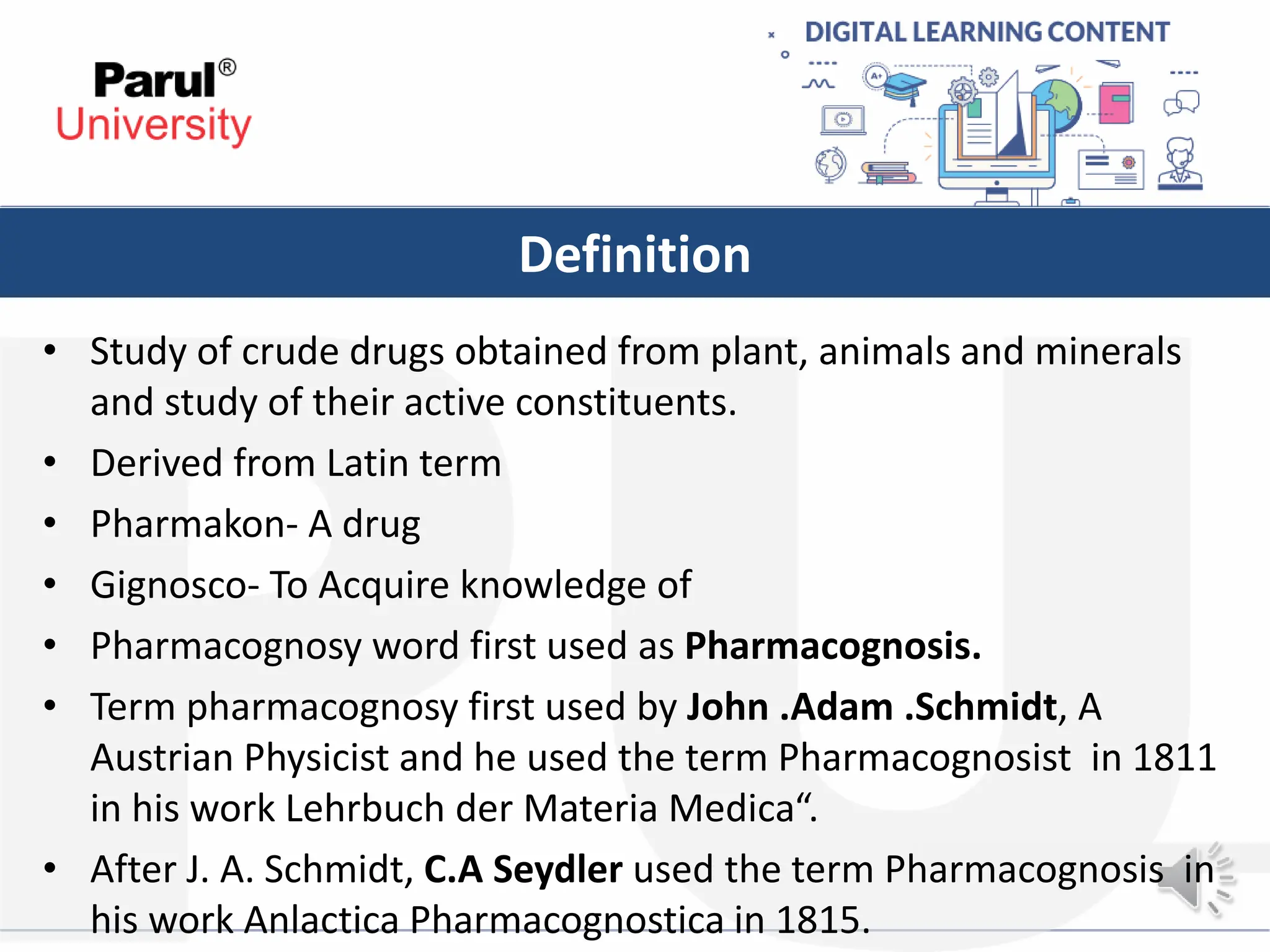 chapter -1 pharmacognosy bpharm 4th sem cognosy | PPTX