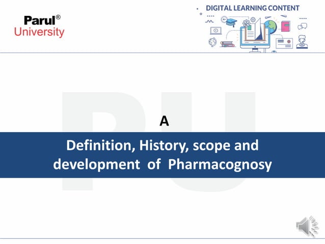 chapter -1 pharmacognosy bpharm 4th sem cognosy | PPTX