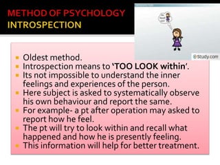 Chapter 1 introduction to psychology | PPTX