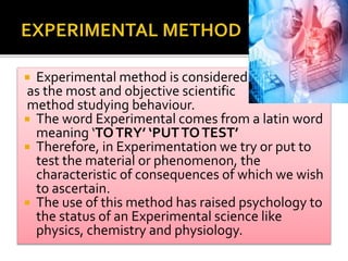 Chapter 1 introduction to psychology | PPTX