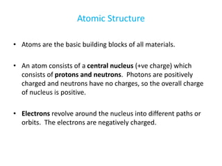 Chapter-1 Semiconductor Materials.pptx | Consumer Electronics | Technology & Computing