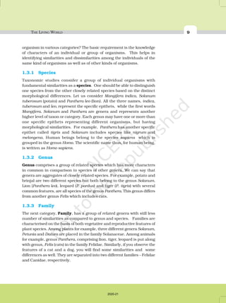 Chapter 1 the living world | PDF