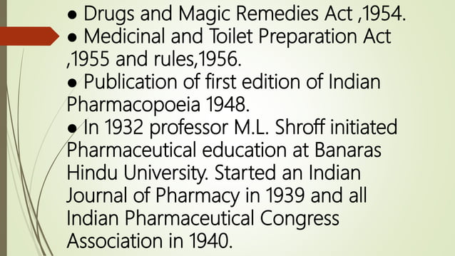 Chapter 1 The origin and nature of pharmaceutical legislation | PPTX ...