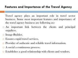Presentation on The Roles and Functions of Travel Agents (Travel Agency ...