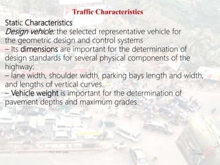 Chapter 1 traffic characterstics | PPTX