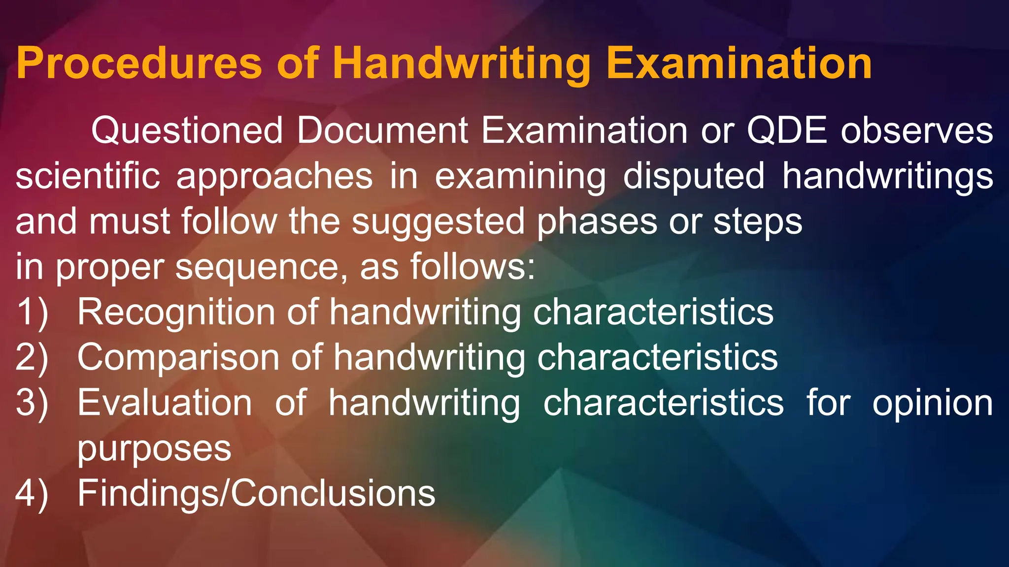 CHAPTER-2-1 question documents examination | PPTX