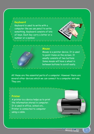 Chapter 2 : Parts of Computer | DOCX | Computer Peripherals | Computing