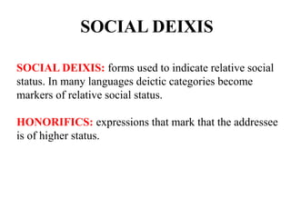 deixis-and-distance | PPTX