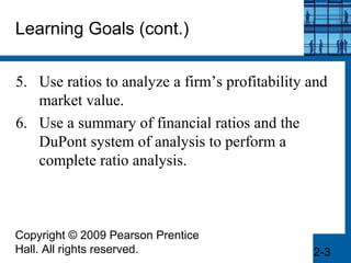 GITMAN Chapter 2 Financial Statement Analysis | PPT