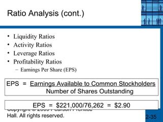 GITMAN Chapter 2 Financial Statement Analysis | PPT