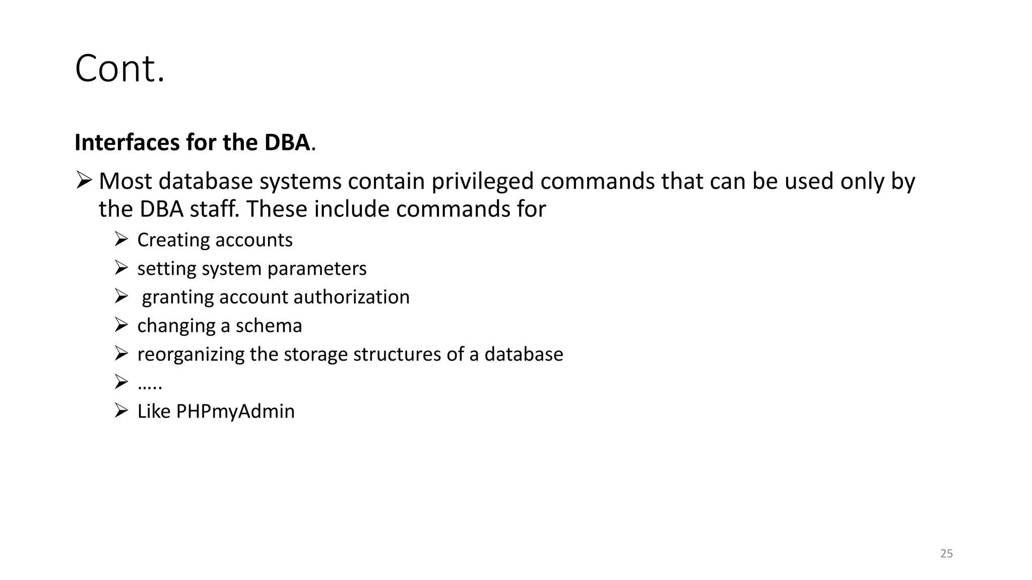 Fundamentals Of Database System Database System Concepts And Architecture Ppt