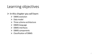 Fundamentals of database system - Database System Concepts and ...