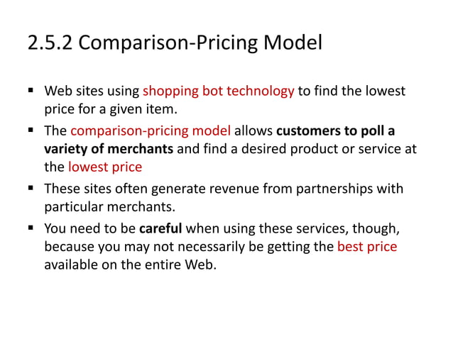 E-Commerce Programming - "Chapter 2: e-Business Models" | PPT