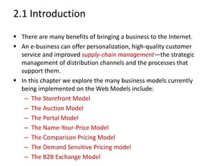 E-Commerce Programming - "Chapter 2: e-Business Models" | PPT
