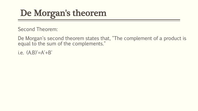 Chapter 2: Boolean Algebra and Logic Gates | PPTX | Programming ...