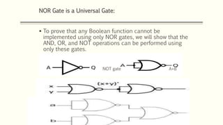 Chapter 2: Boolean Algebra and Logic Gates | PPTX