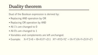 Chapter 2: Boolean Algebra and Logic Gates | PPTX