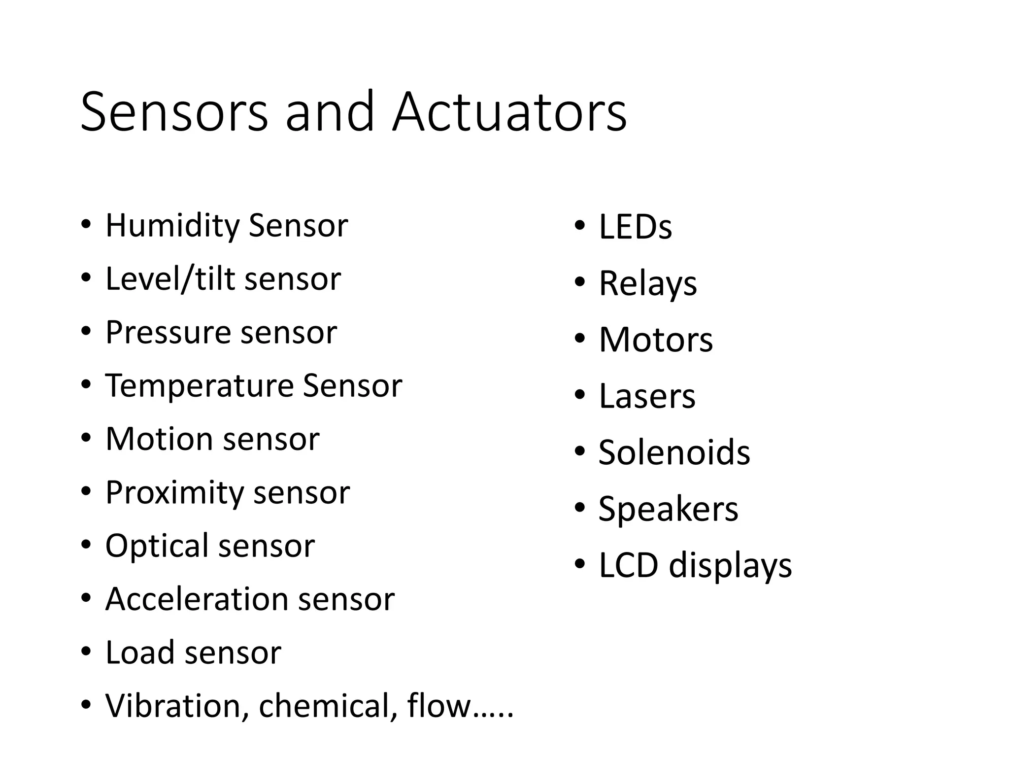 IoT Control Units and Communication Models | PPTX