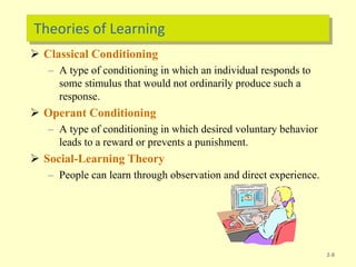 Foundations of Individual Behavior | PPT