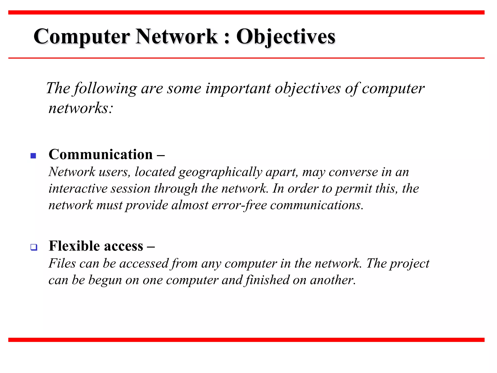 Introduction to Computer Networks | PPT
