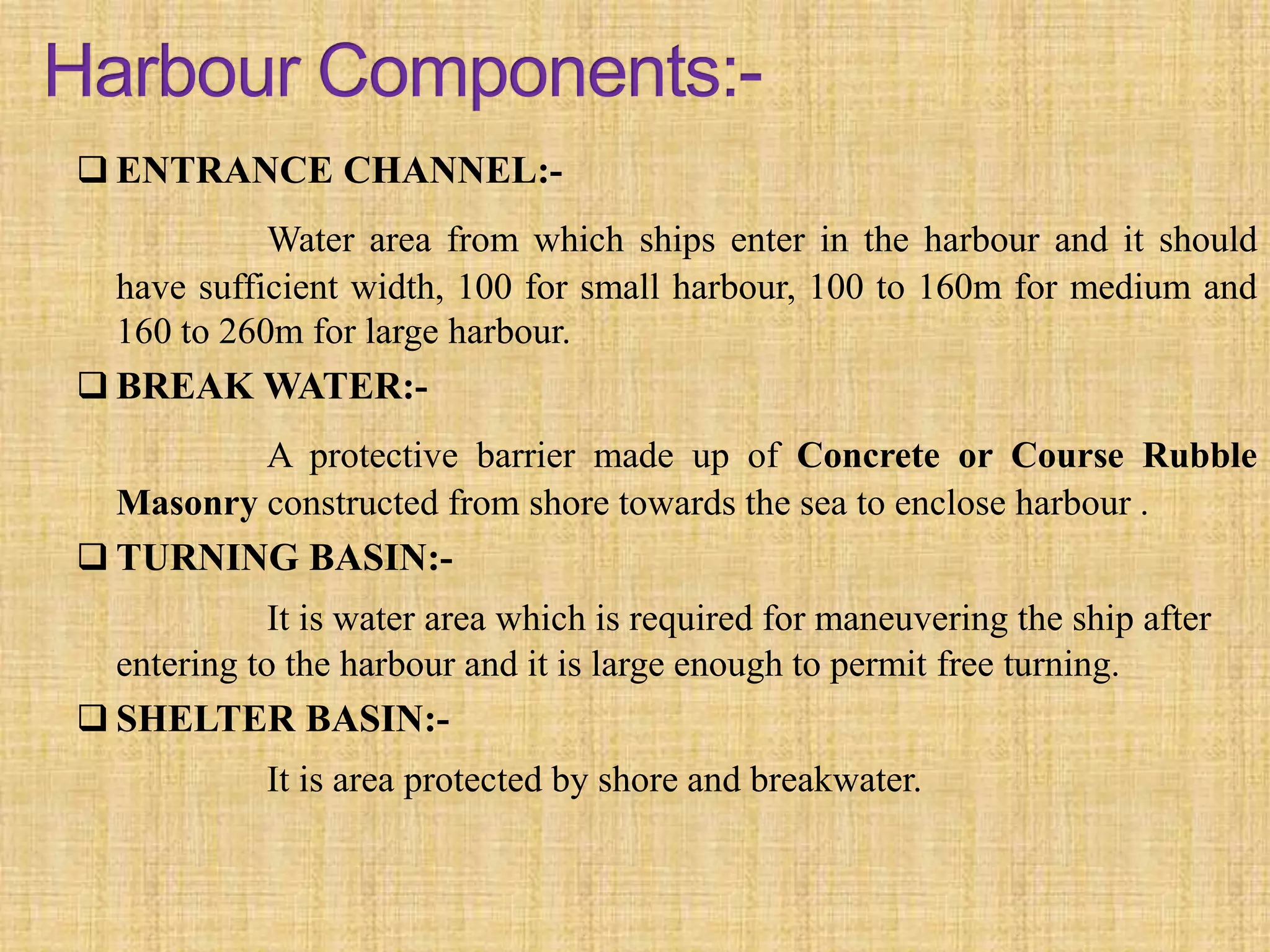 CHAPTER - 2. HARBOUR PLANNING.pptx