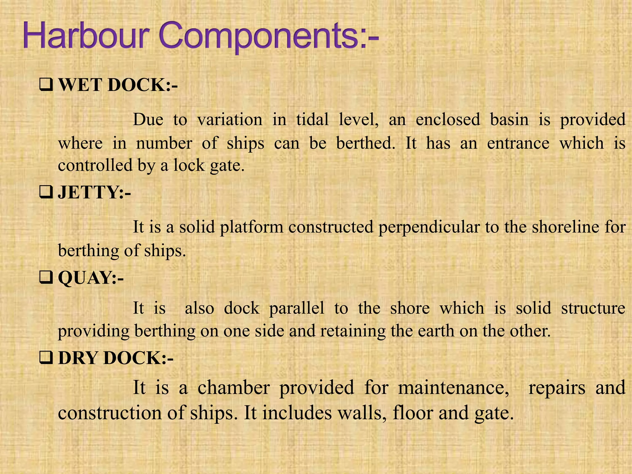 CHAPTER - 2. HARBOUR PLANNING.pptx