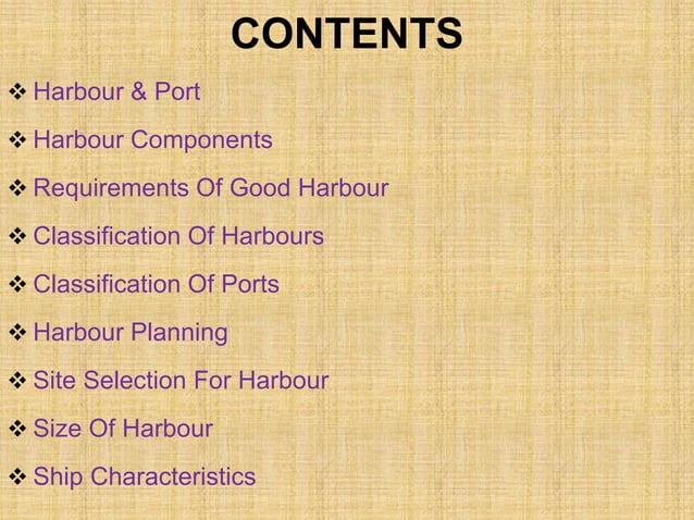 CHAPTER - 2. HARBOUR PLANNING.pptx