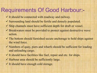 CHAPTER - 2. HARBOUR PLANNING.pptx