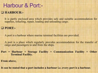 CHAPTER - 2. HARBOUR PLANNING.pptx