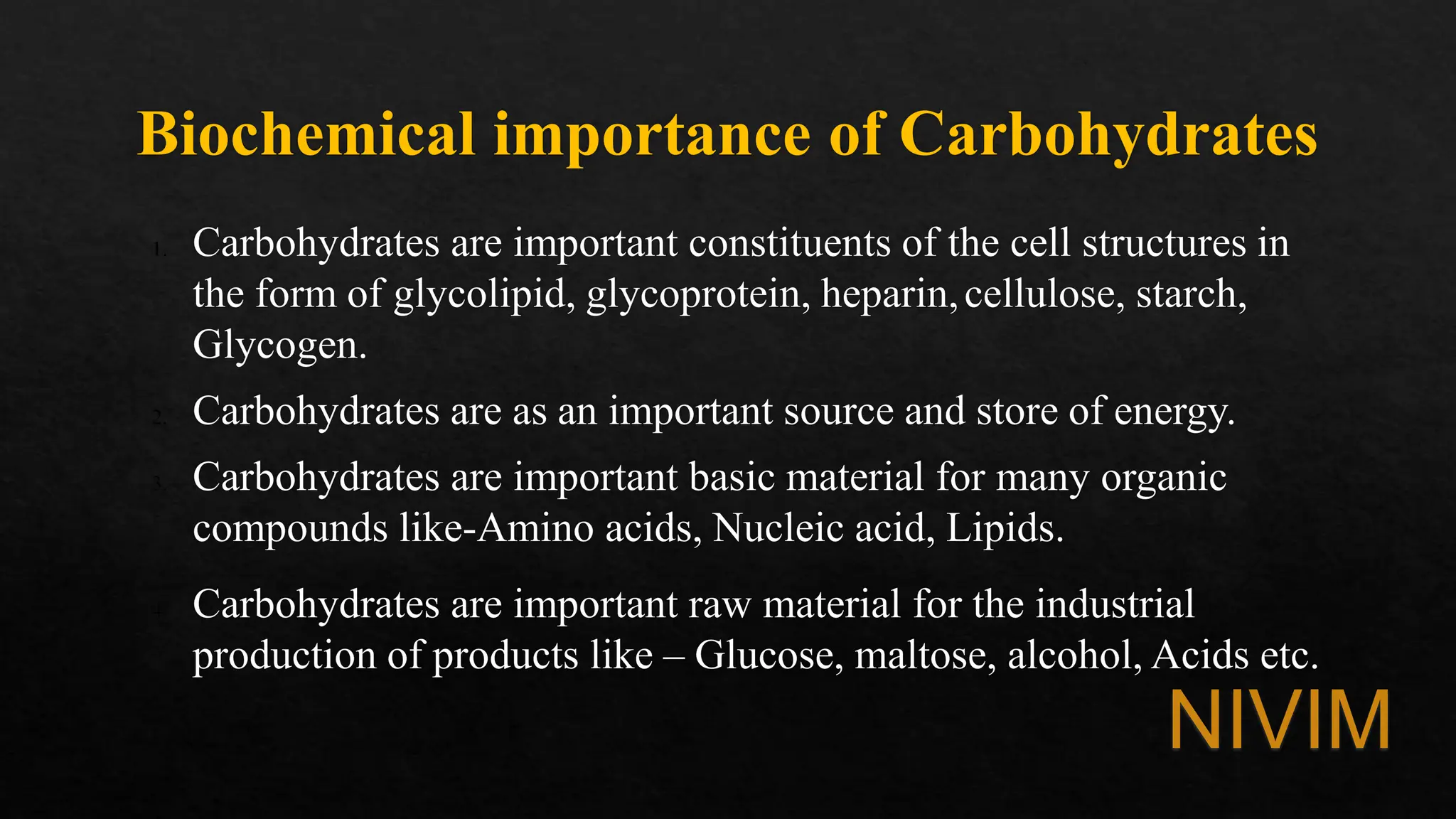 Biochemistry Chapter -2 Carbohydrates ppt | PPTX