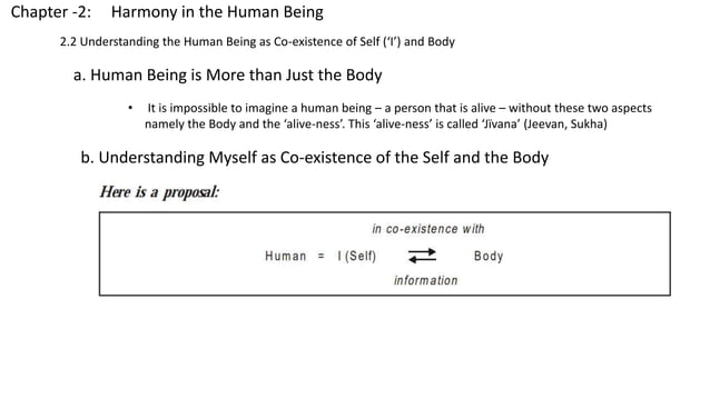 UNIVERSAL HUMAN VALUES -Harmony in the Human Being | PPTX