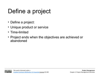 Project Management Introduction (Vol0001) | PPT