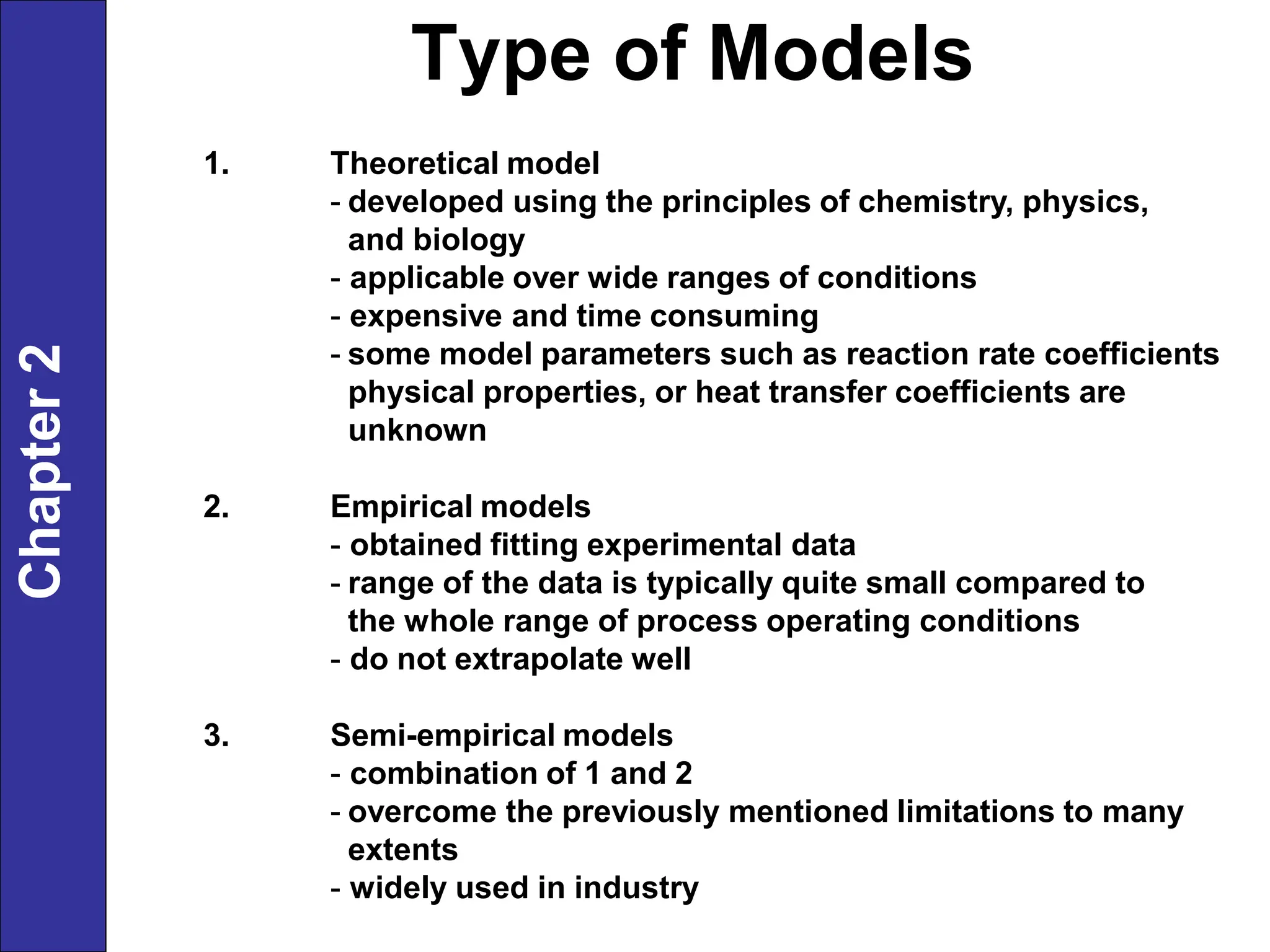 Chapter-2: Theoretical model of chemical process | PDF