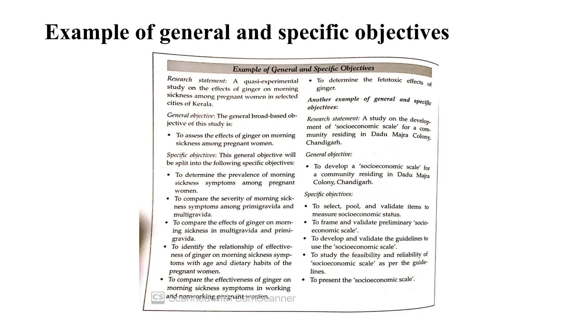 RESEARCH PROBLEM, objectives, operational definitions, variables | PPTX