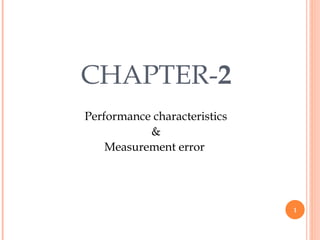Instrumentation and Measurement Chapter - 2.ppt