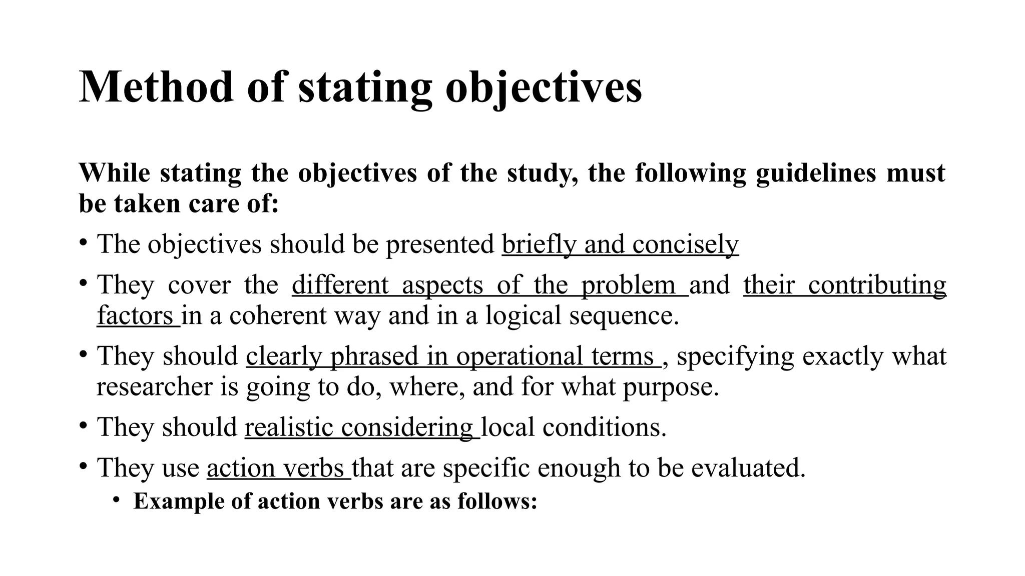 RESEARCH PROBLEM, OBJECTIVES, OPERATIONAL DEFINITIONS | PPTX