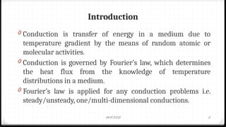 Heat conduction from ethiopian defence university | PPT