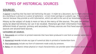 The different historical sources and criticism.pptx