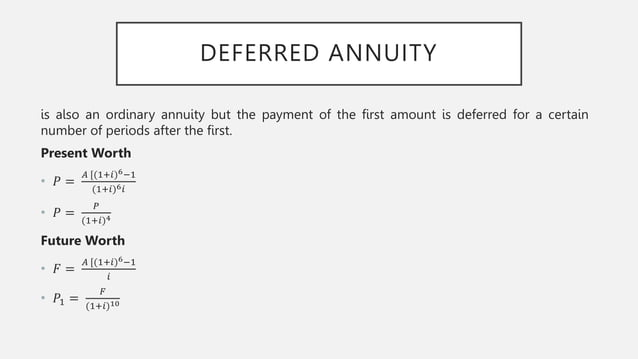 Chapter-2-ANNUITIES.pptx | Stocks and Bonds | Personal Investing