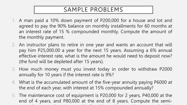 Chapter-2-ANNUITIES.pptx | Stocks and Bonds | Personal Investing