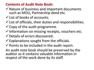 Chapter 2 -audit programme | PPT