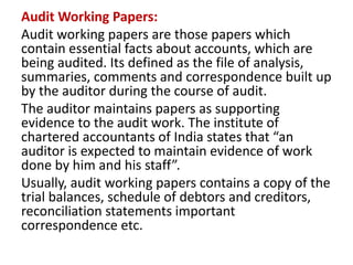 Chapter 2 -audit programme | PPT
