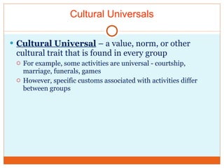 Chapter 2 Culture | PPT