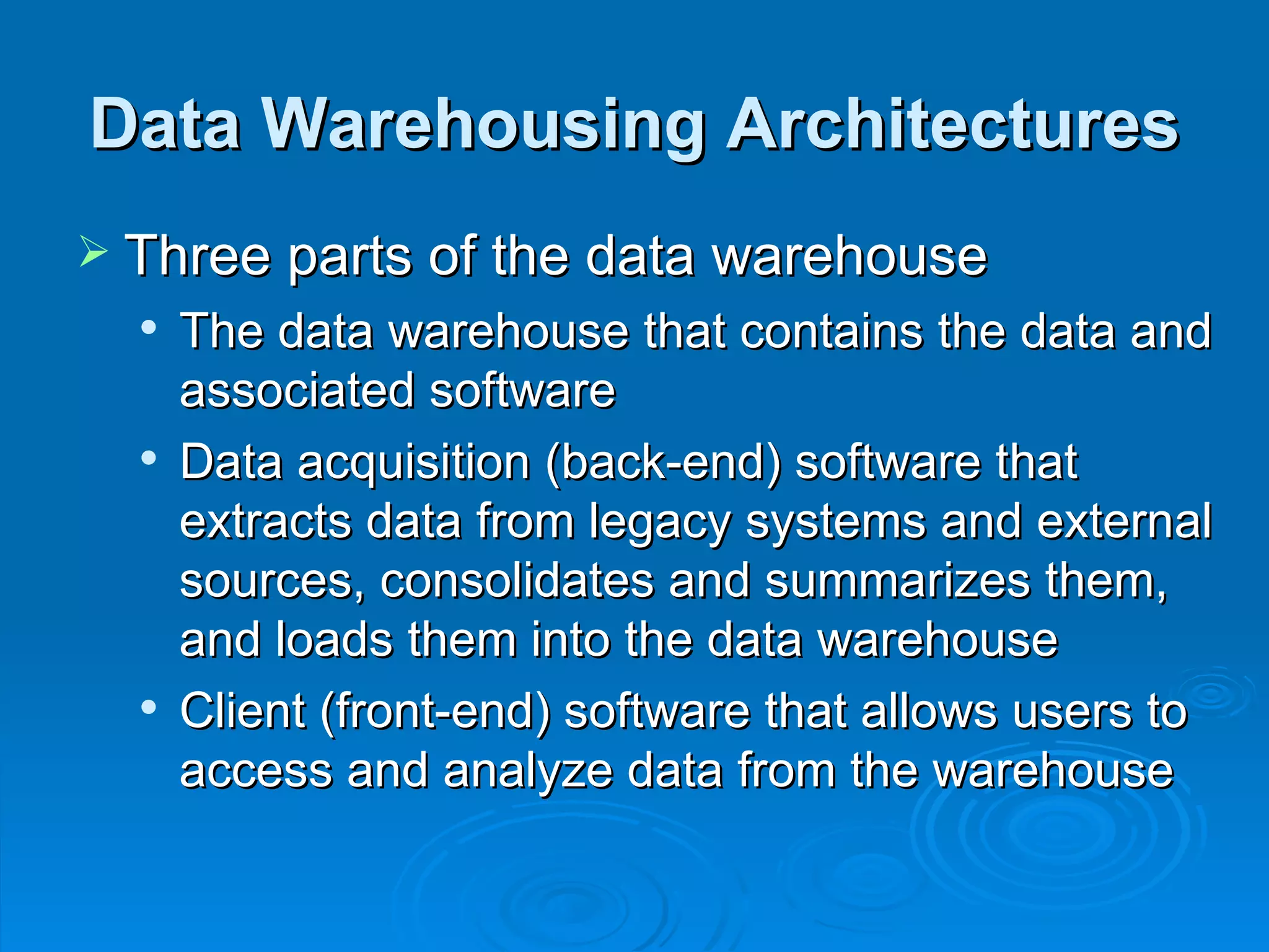 Chapter 2-data-warehousingppt2517 vero | PPT | Databases | Computer ...