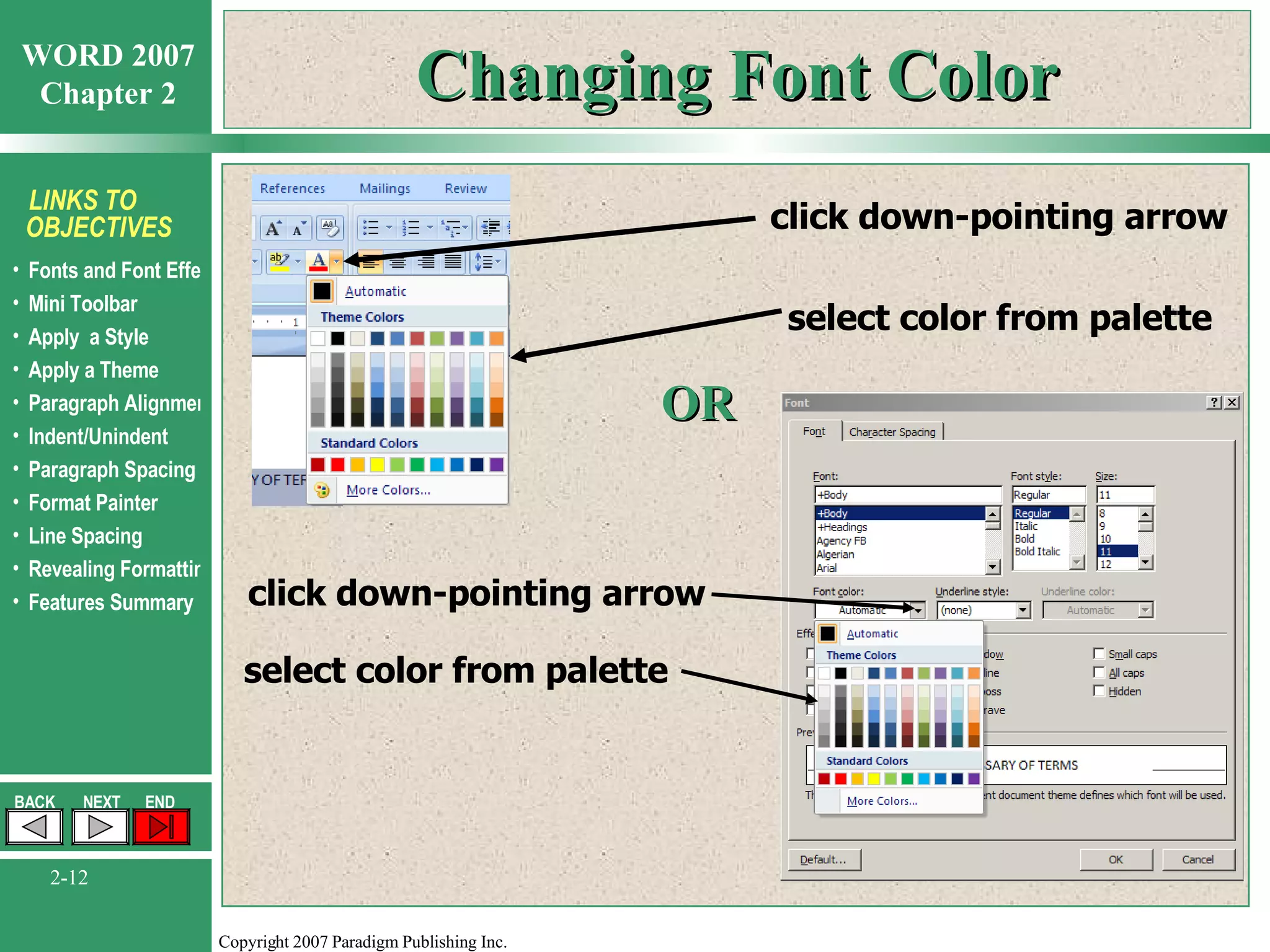 Word Chapter 2 - Formatting Characters and Paragraphs | PPT