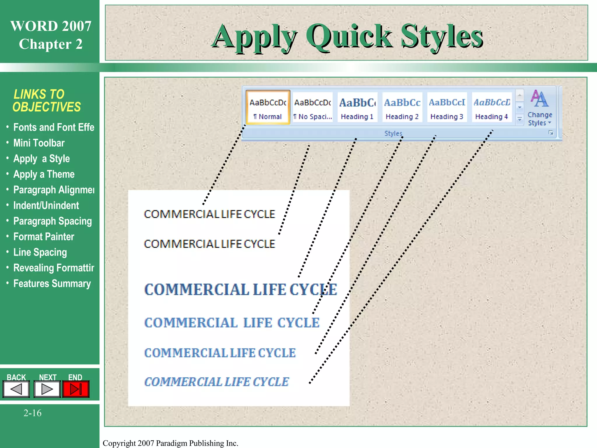 Word Chapter 2 - Formatting Characters and Paragraphs | PPT