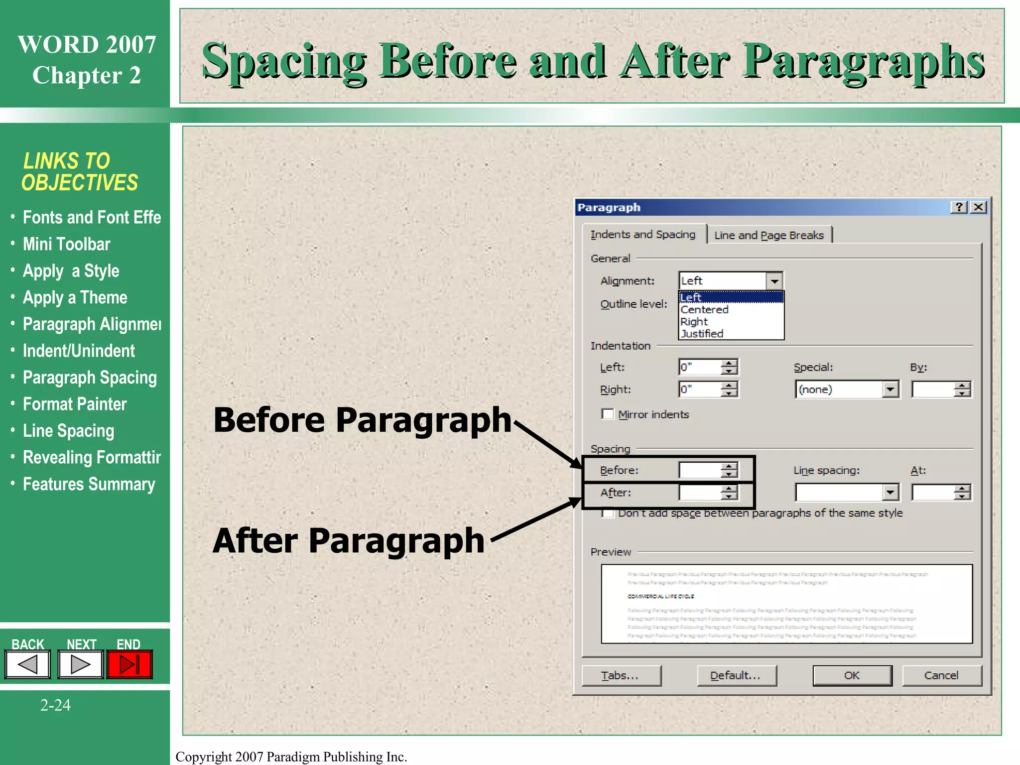 Word Chapter 2 - Formatting Characters and Paragraphs | PPT