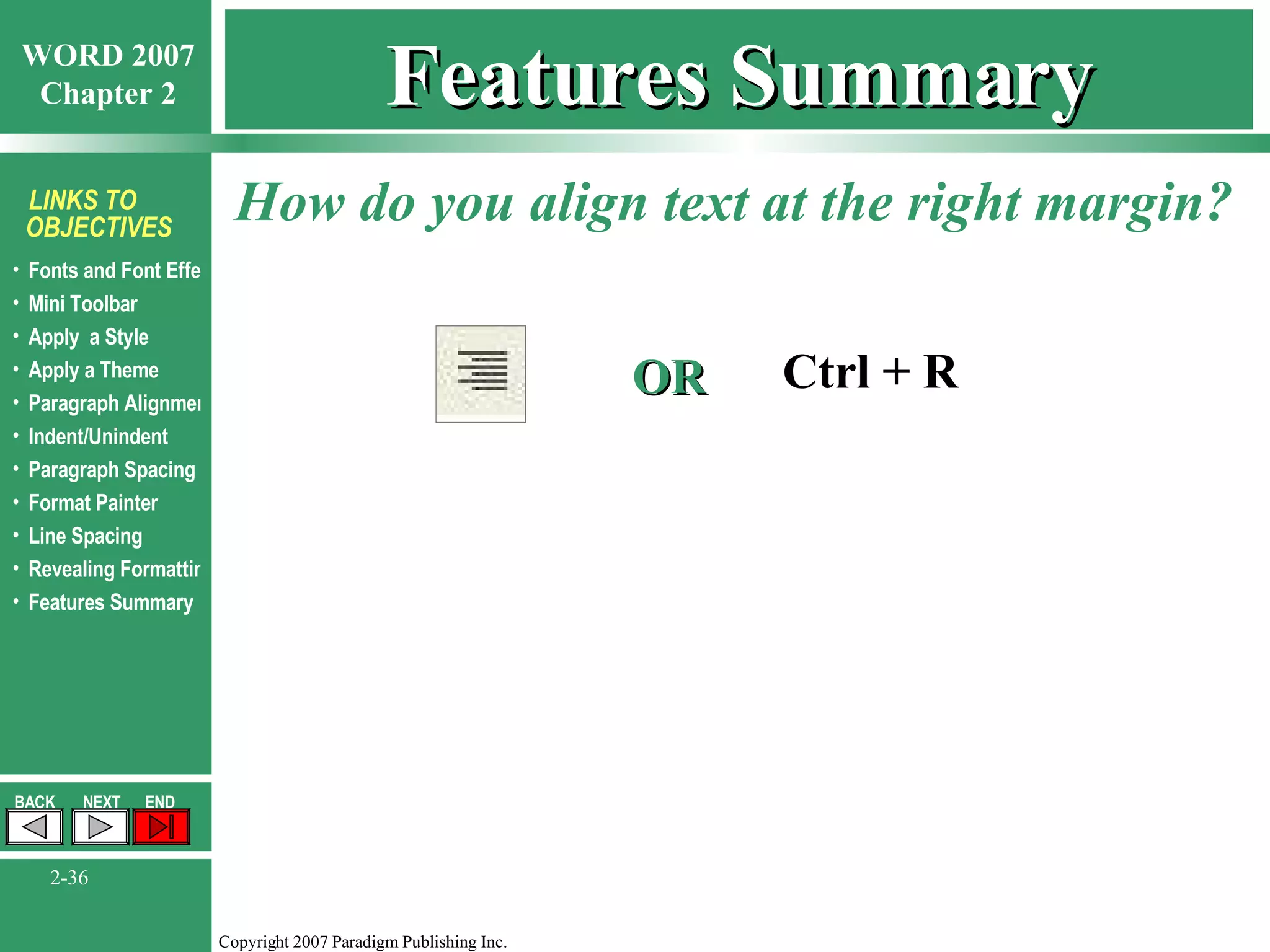 Word Chapter 2 - Formatting Characters and Paragraphs | PPT