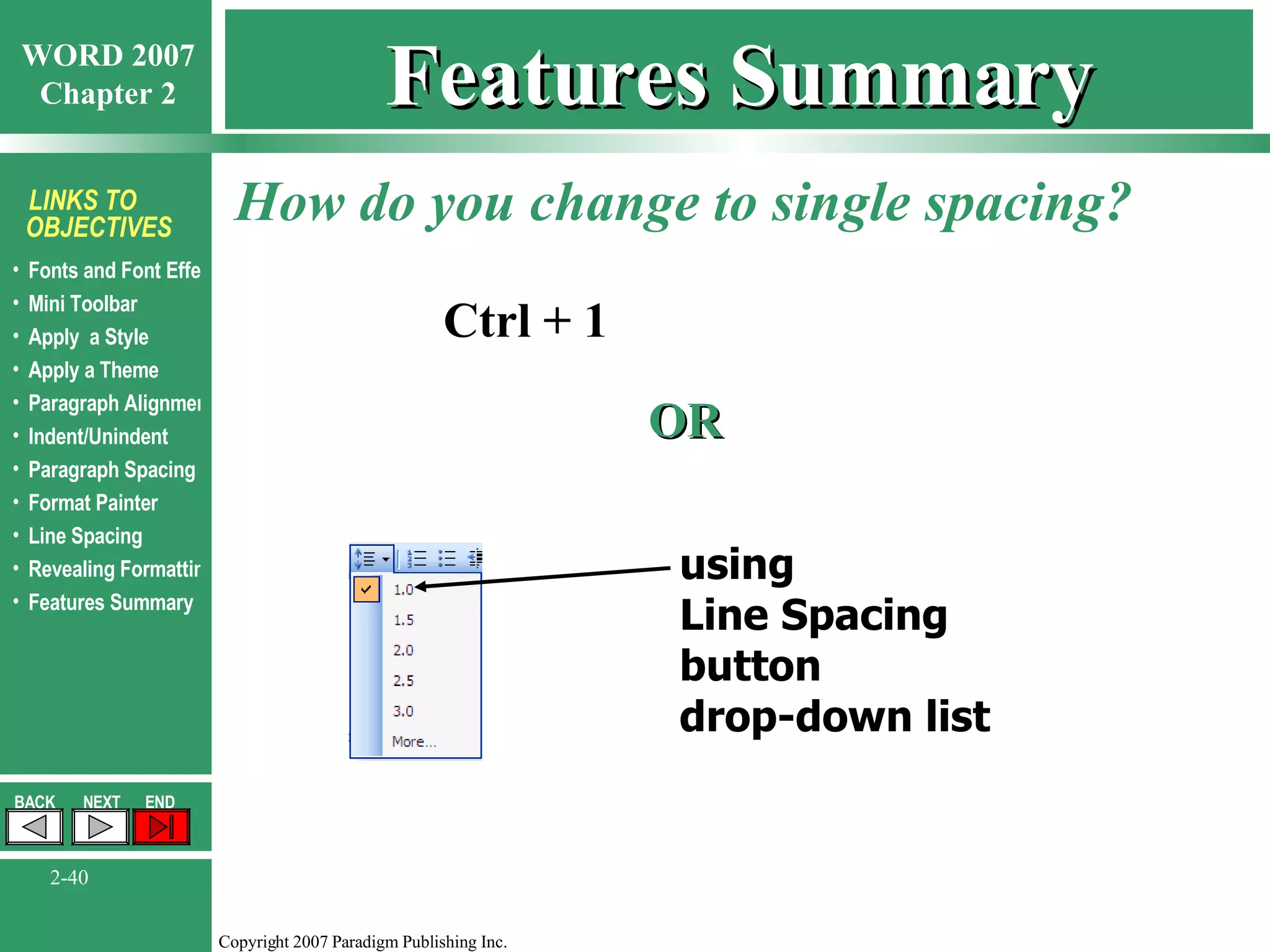 Word Chapter 2 - Formatting Characters and Paragraphs | PPT | Desktop ...
